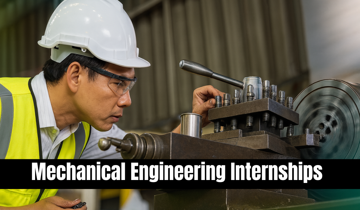 Mechanical Engineering Internships For 2026