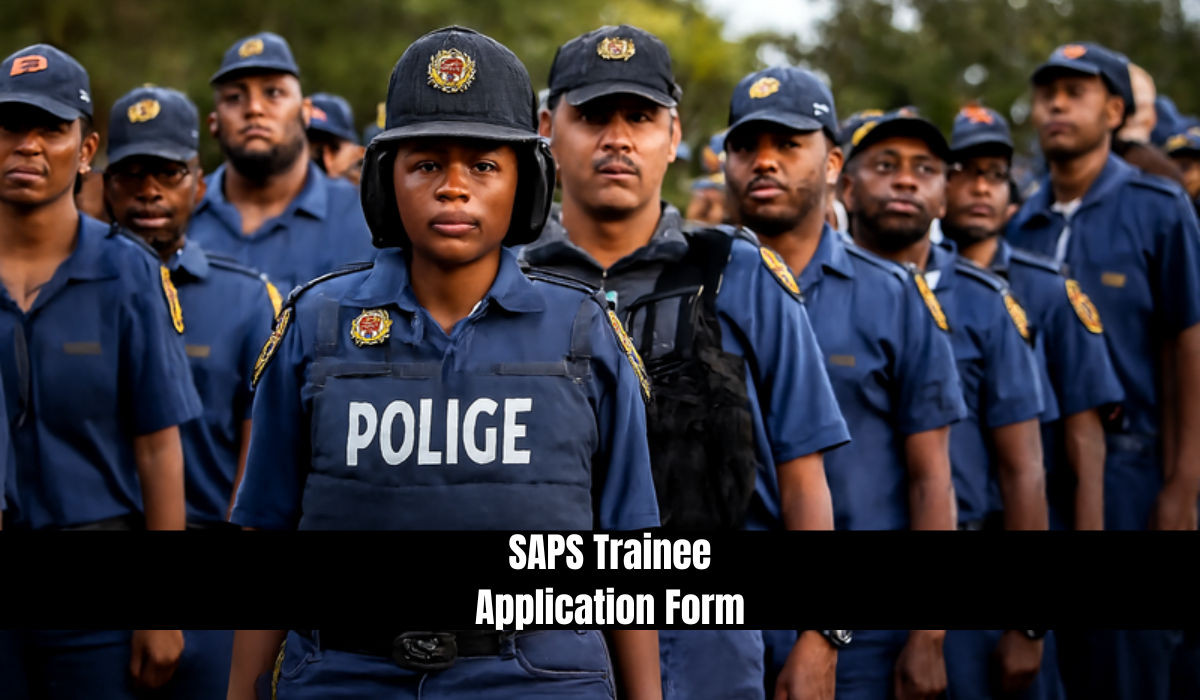 SAPS Trainee Application Form for 2025